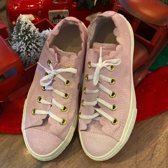 Converse | Shoes | Converse All Star Kids Chuck Taylor Suede Shoes ...